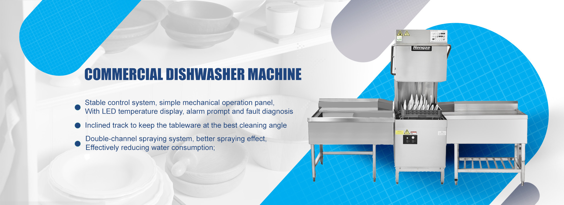 Quality Commercial Dishwasher Machine & Rack Conveyor Dishwasher ...