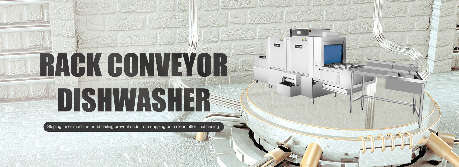 Quality Commercial Dishwasher Machine & Rack Conveyor Dishwasher ...